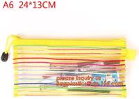 China Wholesale Office School Supply A4/5/6 Mesh Zipper Document Bag Multicolor PVC A4 Archives Contract,Office School Supplie for sale