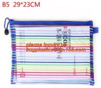 China Wholesale Office School Supply A4/5/6 Mesh Zipper Document Bag Multicolor PVC A4 Archives Contract,Office School Supplie for sale