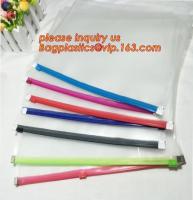 China Office School Supply A4/5/6 Plastic PVC Document Bags With Zipper File Folder Stationery Pen Bag For Office School Suppl for sale