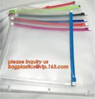 China Office School Supply A4/5/6 Plastic PVC Document Bags With Zipper File Folder Stationery Pen Bag For Office School Suppl for sale