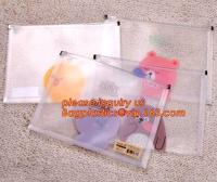 China Office School Supply A4/5/6 Plastic PVC Document Bags With Zipper File Folder Stationery Pen Bag For Office School Suppl for sale