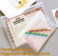 China custom clear a4 a5 pu pvc plastic document bag,Custom Imprint Clear Zipper PVC Mesh Bag A5 Document Bag PVC File Folder for sale