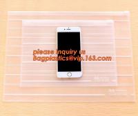 China Frosted surface easy to seal zipper file bag, stationary holder pack,transparent frosted A4/A5 bag, protable slider seal for sale
