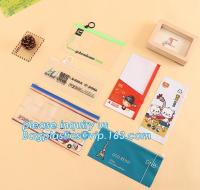 China High quality A4 A5 size clear transparent pvc zipper pp document carrying zip file folder bag for office bagplastics pac for sale