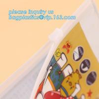 China High quality A4 A5 size clear transparent pvc zipper pp document carrying zip file folder bag for office bagplastics pac for sale