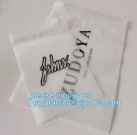 China Top Quality EVA PE OPP Bio Degradable T Shirt Bag, OEM Printed Slider Zip Packaging Plastic Bags For Tshirt Swimwear for sale