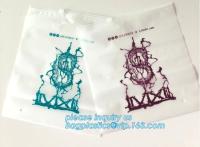 China Top Quality EVA PE OPP Bio Degradable T Shirt Bag, OEM Printed Slider Zip Packaging Plastic Bags For Tshirt Swimwear for sale