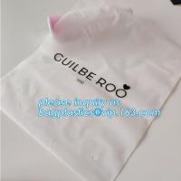 China CPE Slider Top Zipper Bag For Swimwear Custom Printed Clothes Packaging Frosted Poly Bags,frosted slider zipper lock pla for sale