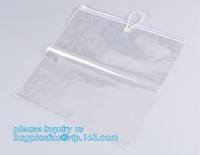 China Eco friendly biodegradable compostable slider zipper bag transparent poly swimwear packaging bag/bikini bag green pack for sale