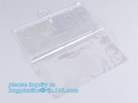 China Eco friendly biodegradable compostable slider zipper bag transparent poly swimwear packaging bag/bikini bag green pack for sale