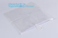 China Eco friendly biodegradable compostable slider zipper bag transparent poly swimwear packaging bag/bikini bag green pack for sale