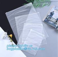 China Super quality soft customise plastic slider bikini swimsuit swimwear packing pvc clear bag,matte EVA swimwear package sl for sale