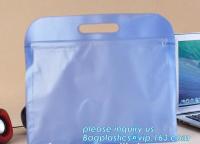 China Biodegradable custom colored PVC zipfile document folder a4 document bag polyester zipper document bag waterproof bageas for sale