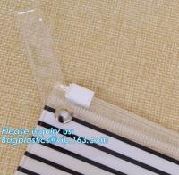 China Biodegradable custom fashion clear PVC cosmetic pouch bag with liquid glitters cheap glitter makeup pouch bagease packai for sale