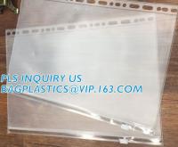 China Biodegradable Page Banknotes Postage Stamp Pockets Transparent PVC Money Album Loose-leaf Sheet Holders page bags holder for sale