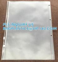 China Biodegradable Page Banknotes Postage Stamp Pockets Transparent PVC Money Album Loose-leaf Sheet Holders page bags holder for sale