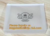 China biodegradable beach bikini swimwear packaging bag pvc zipper bag,Eco friendly Slider Zipper Flat Matt Plastic Bag For Do for sale