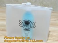 China biodegradable beach bikini swimwear packaging bag pvc zipper bag,Eco friendly Slider Zipper Flat Matt Plastic Bag For Do for sale