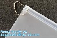 China pencil case PVC bag zippered PVC mesh bag EVA document file bag,water-proof PVC zipper stationary document set bags for sale