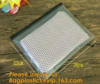 China pencil case PVC bag zippered PVC mesh bag EVA document file bag,water-proof PVC zipper stationary document set bags for sale