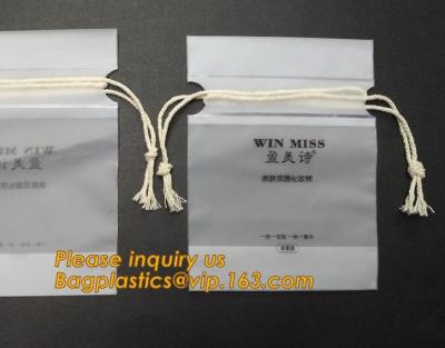 China cornstarch based custom printed wholesale Eco friendly biodegradable hotel drawstring laundry plastic bag with logo for sale
