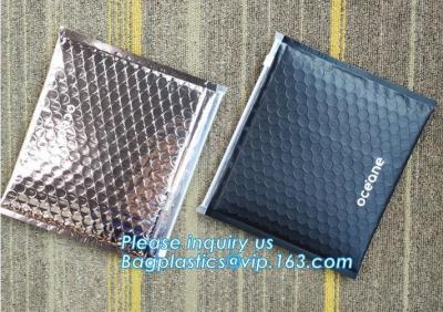 China Biodegradable k Reusable Bubble Packing  Zipper Pink Bag, reclosable, slider zipper seal,  metallic bubble b for sale
