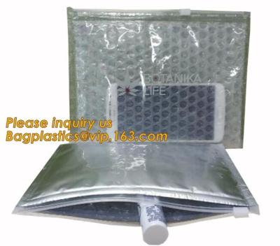 China Factory Transparent Cosmetic k clear bubble bags/Hot sale Slider Zipper Bag,wholesale metallic glossy holographic for sale