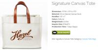 China Customized logo blank Canvas tote shopping Bag,Canvas Shoulder Bag Weekend Shopping Big Bag With Leather Handle bagease for sale