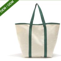 China 8oz Fashion Custom Print Logo Long Handle Canvas Bag Tote Bag,organic cotton custom printed tote canvas bag bagease pac for sale
