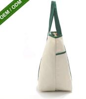 China 8oz Fashion Custom Print Logo Long Handle Canvas Bag Tote Bag,organic cotton custom printed tote canvas bag bagease pac for sale