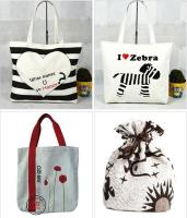 China China Custom Logo Promotion Zipper Grocery Shopping 8OZ Canvas Make Up Tote Cotton Bag,350X400MM Custom screen printing for sale