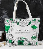 China China Custom Logo Promotion Zipper Grocery Shopping 8OZ Canvas Make Up Tote Cotton Bag,350X400MM Custom screen printing for sale