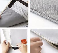 China OEM shopping tote color zipper lunch Customized file canvas bag,Recycled canvas cotton bag promotional hanging file tote for sale