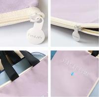 China OEM shopping tote color zipper lunch Customized file canvas bag,Recycled canvas cotton bag promotional hanging file tote for sale
