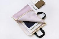 China OEM shopping tote color zipper lunch Customized file canvas bag,Recycled canvas cotton bag promotional hanging file tote for sale