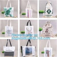China Cheap Customized Logo tote shopping bag Cotton canvas bag,Customize logo eco cotton canvas custom tote bags bagease for sale