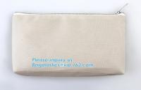 China Eco-Friendly Custom Logo Small Pink Small Canvas Pouch,Canvas Zipper Bags Wholesale Sublimation Makeup Pouch Promotional for sale