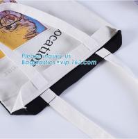 China Wholesale High Quality Women Shoulder White Plain Boutique Eco Custom Print 12oz Cotton Canvas Shopping Tote Bag bagease for sale