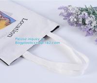China Wholesale High Quality Women Shoulder White Plain Boutique Eco Custom Print 12oz Cotton Canvas Shopping Tote Bag bagease for sale