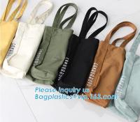 China Promotional customized 12 oz canvas shopping tote bags with logo imprinted,Reusable 12oz cotton canvas tote bag with zip for sale