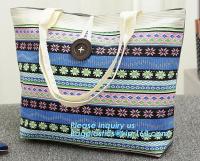 China Promotional Custom Printed Eco Friendly Reusable Calico Cloth Carry Bag 100% Natural Organic Cotton Shopping Tote Canvas for sale