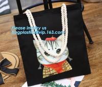 China Factory direct sales design fashion durable foldable cotton canvas tote bag for shopping,100% cotton shopping cotton can for sale