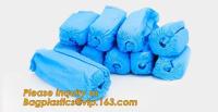 China Disposable colorful antistatic PE CPE PP SMS Microporous shoe cover good quality low price waterproof shoe bagease pack for sale
