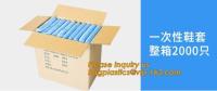 China Disposable colorful antistatic PE CPE PP SMS Microporous shoe cover good quality low price waterproof shoe bagease pack for sale