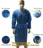 China durable chemical resistant lab coats,elastic material coverall workwear,Disposable Medical Nonwoven White Lab Coat for sale