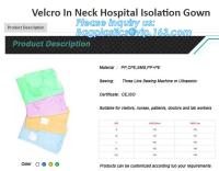 China Sterile Disposable Surgical Gown,Long sleeves disposable hospital isolation gowns,Manufacturer Supplier surgical gown ma for sale