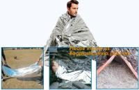 China health aluminum foil emergency thermal blanket,Emergency mylar thermal blanket 160 x 210cm,Outdoor Foil Camping Thermal for sale