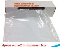 China Plastic White Embossed Disposable Pe Aprons/plastic apron/disposable apron,Spa and Beauty Items PROTECTIVE PRODUCTS PAC for sale