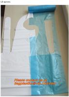 China Plastic PE disposable kitchen Apron,HDPE/LDPE/MDPE/LLDPE/+D2W/EPI(TDPA)Recyclable, disposable, high durability, convenie for sale
