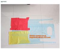 China Plastic PE disposable kitchen Apron,HDPE/LDPE/MDPE/LLDPE/+D2W/EPI(TDPA)Recyclable, disposable, high durability, convenie for sale